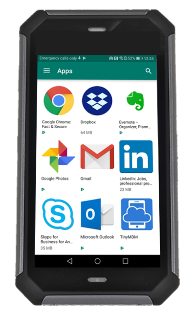 Rugged devices management - TinyMDM
