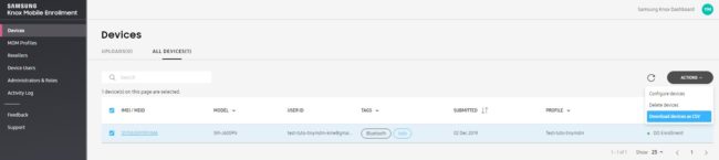 How to setup Knox Mobile Enrollment - Help resources - TinyMDM