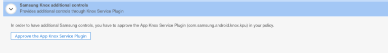 Setup Knox Service Plugin - KSP - Help resources - TinyMDM