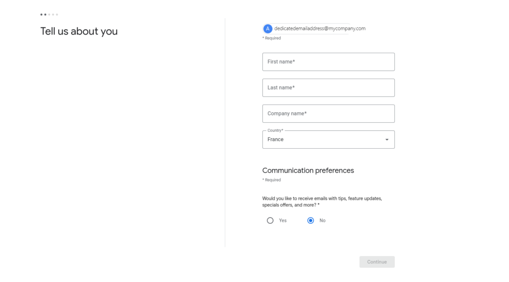 Register your company with Android EMM - Help resources - TinyMDM