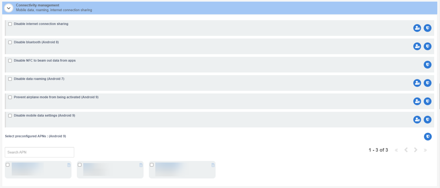 Create a policy using TinyMDM - Help resources - TinyMDM