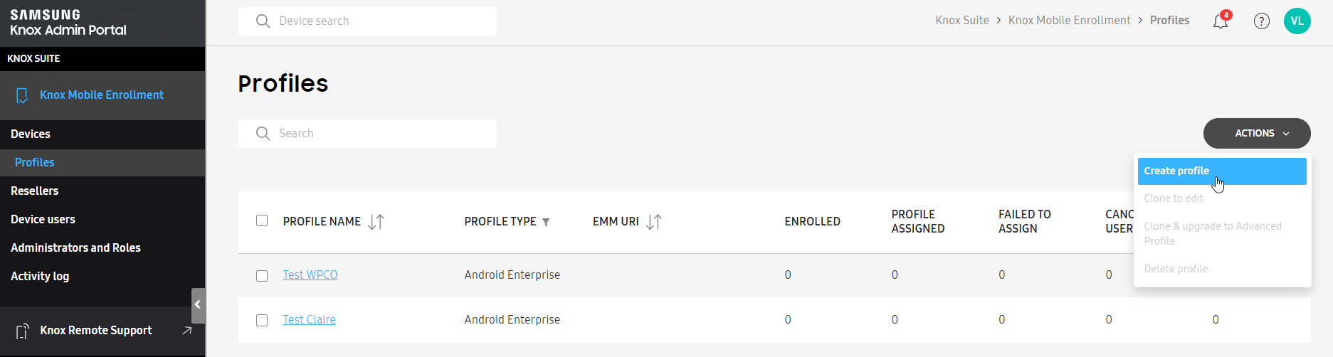 Setup Knox Mobile Enrollment (KME) - Help resources - TinyMDM
