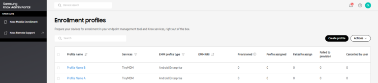 Setup Knox Mobile Enrollment (KME) - Help resources - TinyMDM